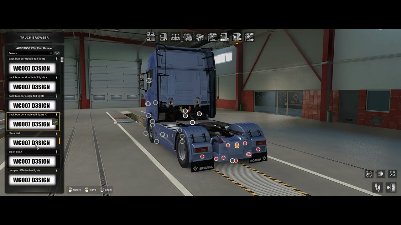 ETS2 Scania NG all rear bumper mods updated - YouTube