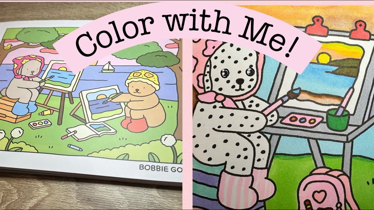 Color With Me (Bobbie Goods - Scenic Painting Relaxation) - YouTube