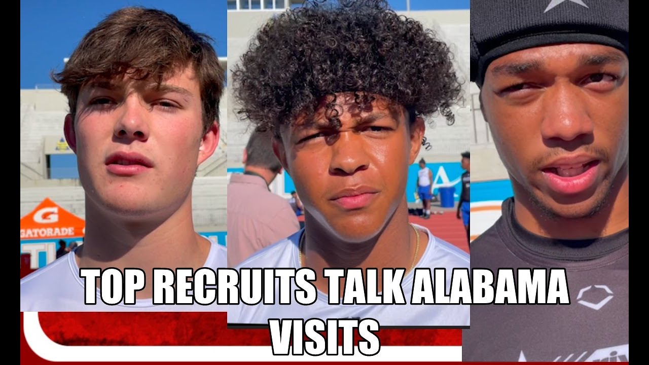 Jaydn Davis, Shawn Murphy and Oscar Delp Discuss Visits to Alabama ...