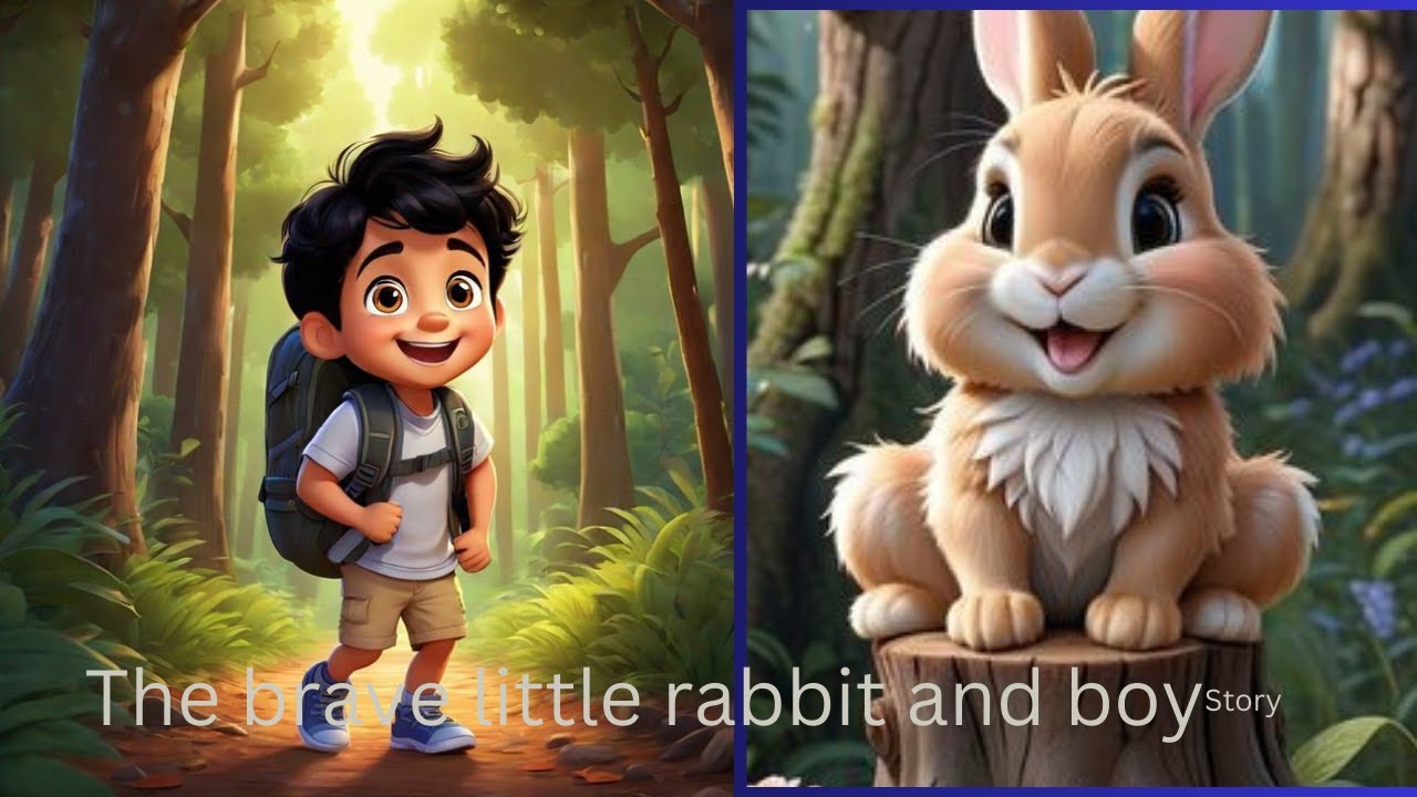 The brave little rabbit and a boy story - YouTube