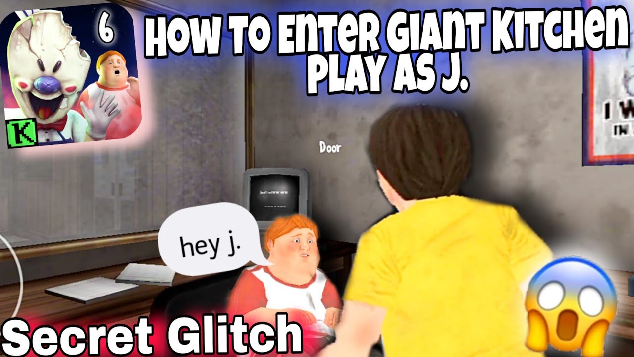 How To Enter Giant Kitchen With Play As J In ice Scream 6 || Ice Scream ...