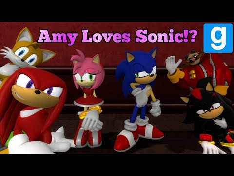Amy Loves Sonic!? Sonic Twitter Takeover (Gmod Animation!) 💙💖 - YouTube