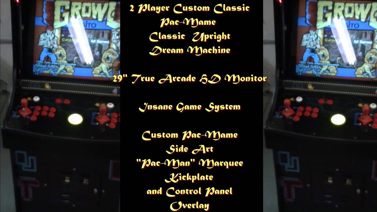 (Classic) Pac-Mame 2 Player Classic Arcade Dream Machine.mp4 - YouTube