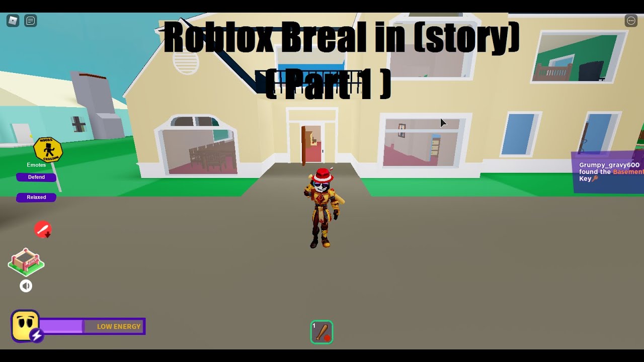 Roblox Break in (Story) ( Part 1 ) - YouTube