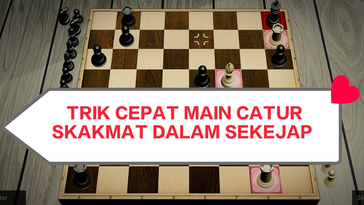 TRIK cepat SKAKMAT|| main CATUR - YouTube
