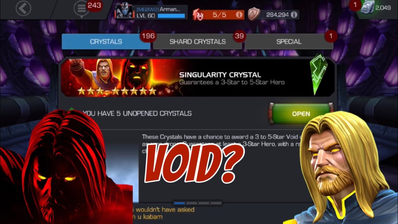 5 STAR VOID? 5 STAR VOID FEATURED 300 UNIT CRYSTAL OPENING! GRANDMASTER ...