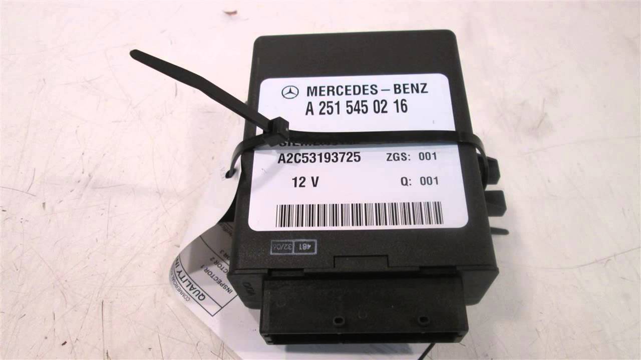 2007 Mercedes R350 Suspension Module A2515450216 - mbiparts.com Used ...
