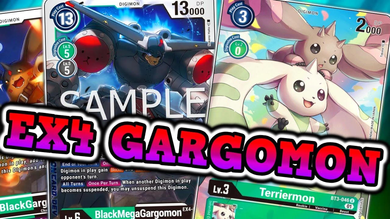 Terriermon/Gargomon Competitive Deck Profile • Digimon TCG EX4 Format ...