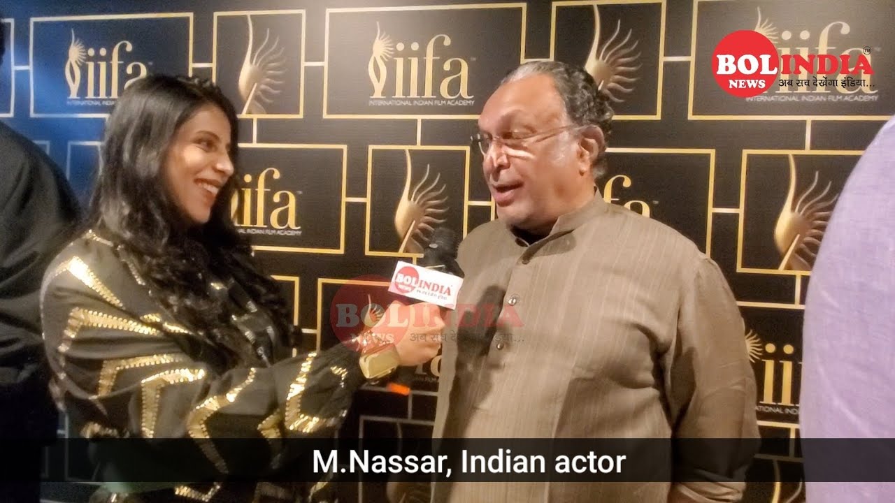 M.Nassar, Indian actor #iifa2024 #bolindianews - YouTube