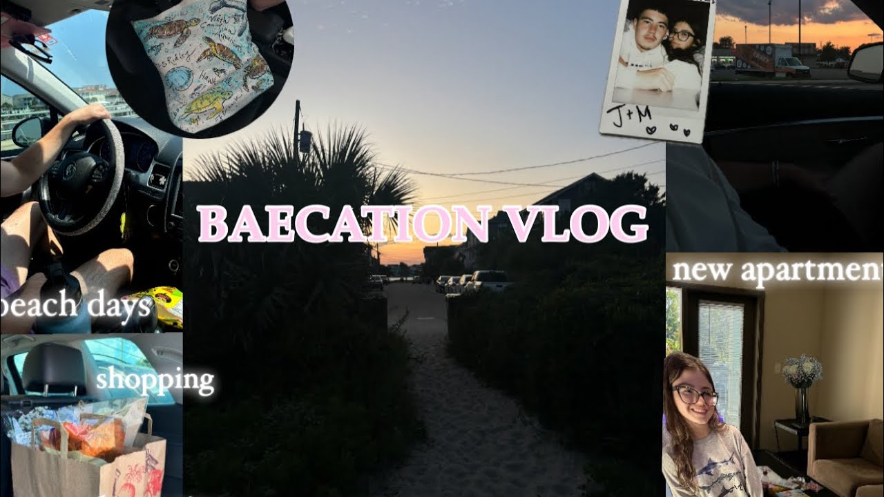 OUR FIRST VACATION TOGETHER (beach vlog) - YouTube