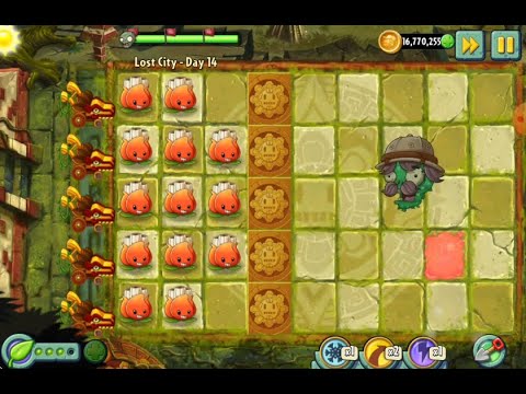 PvZ2 - All Plants Power-up With Mint | Plants vs Zombies 2 GamePlay ...