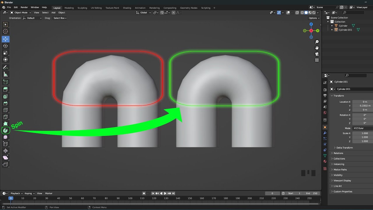 Blender Easy Pipe Bend - YouTube