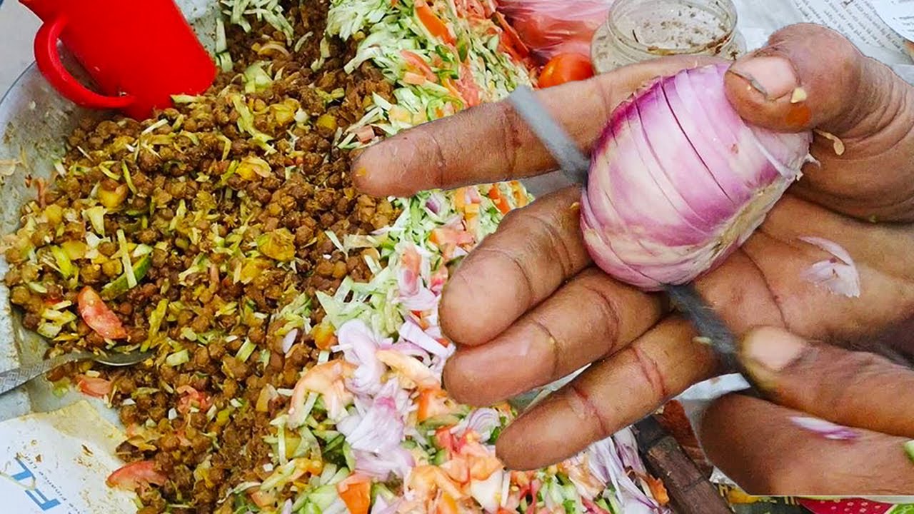 King Of Delicious Chola Seller ll Tasty Masala Mix Chola Street Food ...