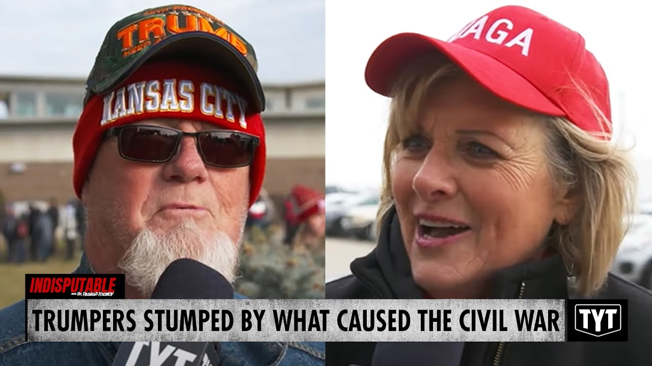 WATCH: MAGA Minions Have No Clue What Caused The Civil War - YouTube