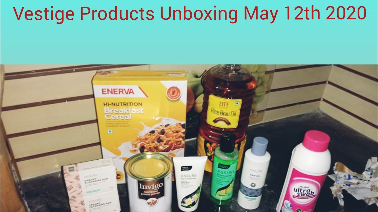 Vestige Products Unboxing May 12th 2020 - YouTube