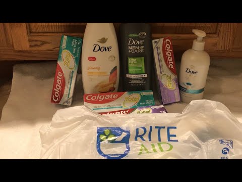 My Rite Aid FREE After Bonus Cash Dove Degree & Colgate Shopping Haul ...