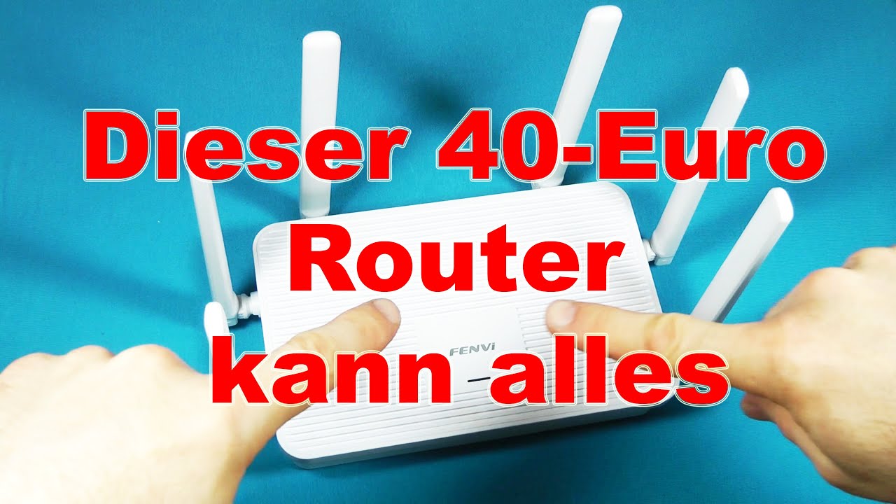 Dieser 40 Euro Router kann alles - YouTube