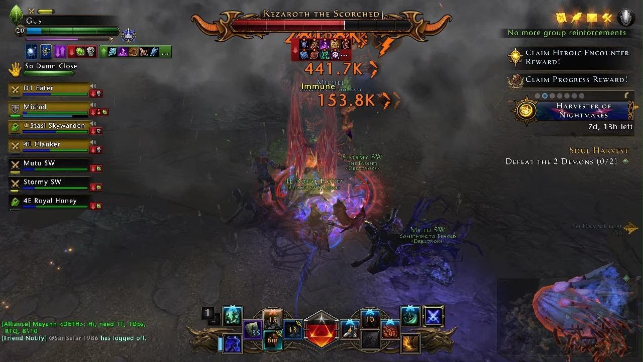 Neverwinter Master Soul Harvest-Questionable Warden Play - YouTube