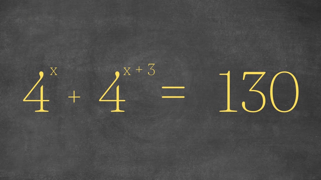 A Simple Problem Thats Not So Simple | A Nice Exponential Equation ...