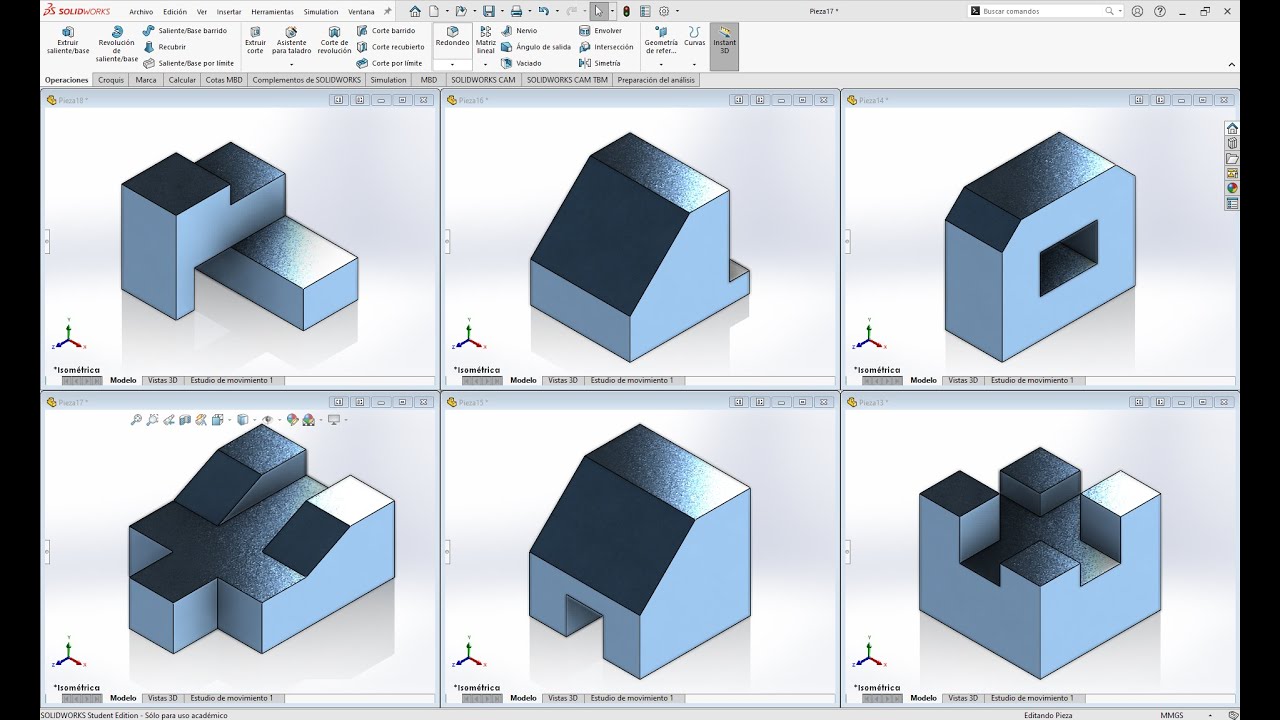 Tutorial Básico SolidWorks 14 - YouTube