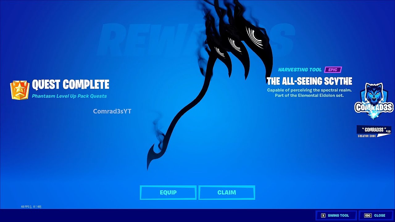How to Unlock All-Seeing Scythe Pickaxe in Fortnite - Collect Earth ...