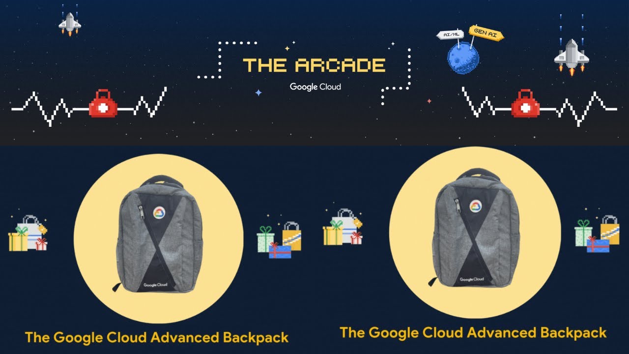 Google Cloud Qwiklabs Arcade Smart Backpacks || Arcade New Swags Drop ...