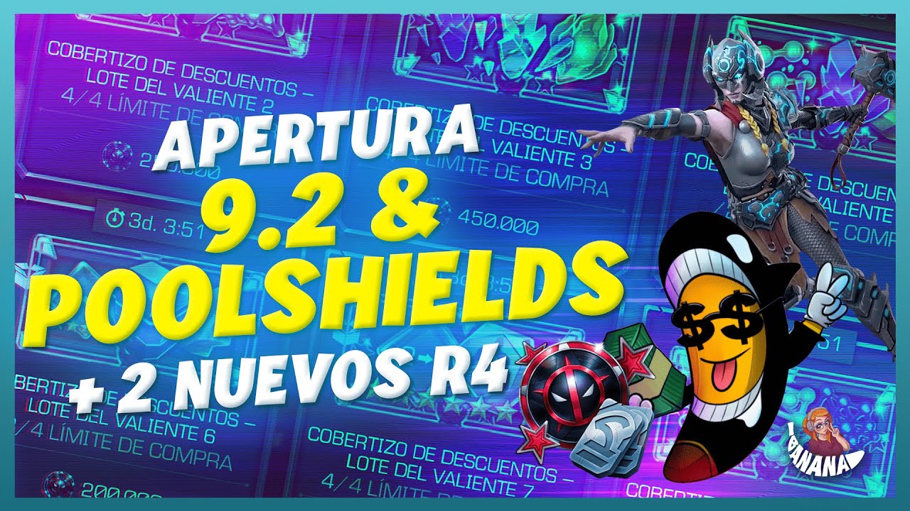 MCOC | Apertura 9.2 + Poolshields + Ascensiones | Ana Banana - YouTube