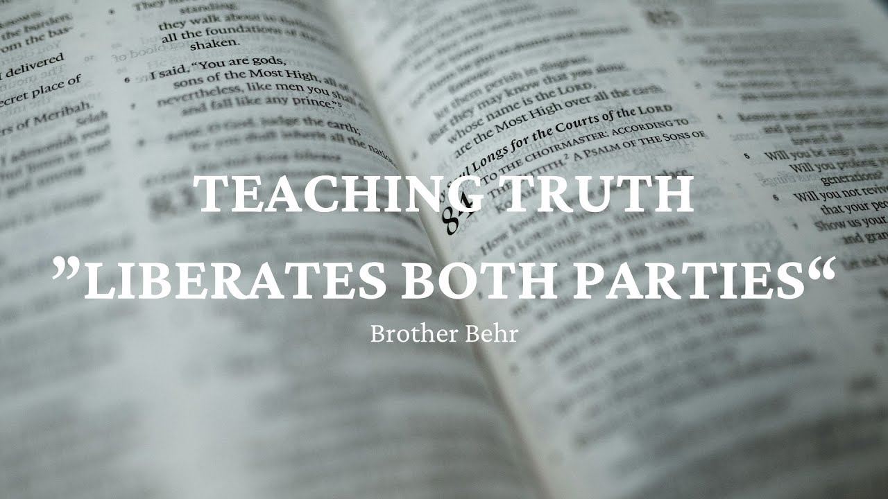 Teaching Truth " Liberates Both parties" || Nov. 4th, 2021 - YouTube