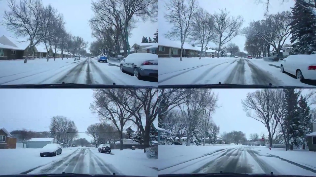 2017-04-24 Regina today (Snow in April) min. -3 °C , max 0 °C - YouTube