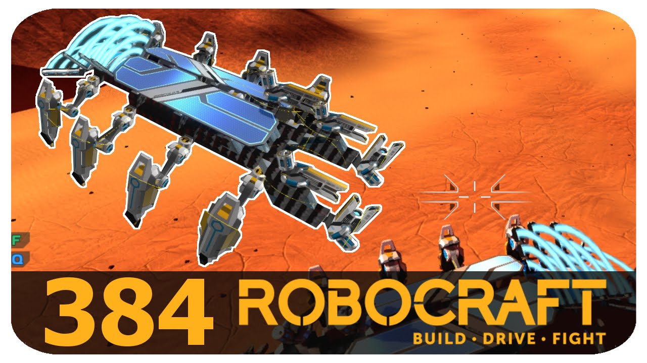 Robocraft Gameplay Tier 10 TX-1 Mega Plate Walker Medic - YouTube