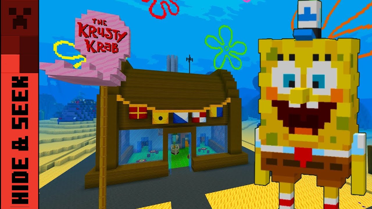 Spongebob: The Krusty Krab - Minecraft Hide & Seek - YouTube