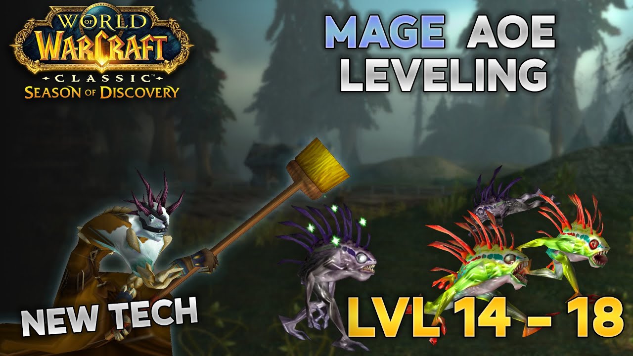 SoD - INSANE Mage Aoe Leveling Guide Horde! Level 14-18 [NEW TECH ...