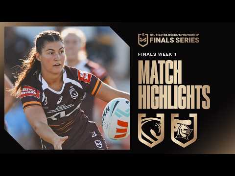NRLW Finals 2026 | Broncos v Knights | Match Highlights | Finals Week 1