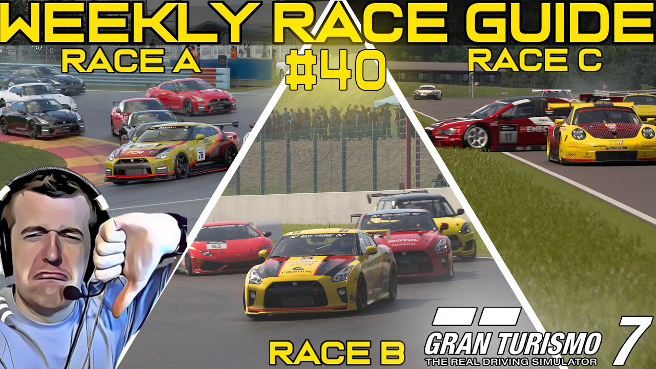 🤪 GT7: 4 WIDE!? No Brakes and TCR DOMINATION || Weekly Race Guide - Week 40 2022 - YouTube