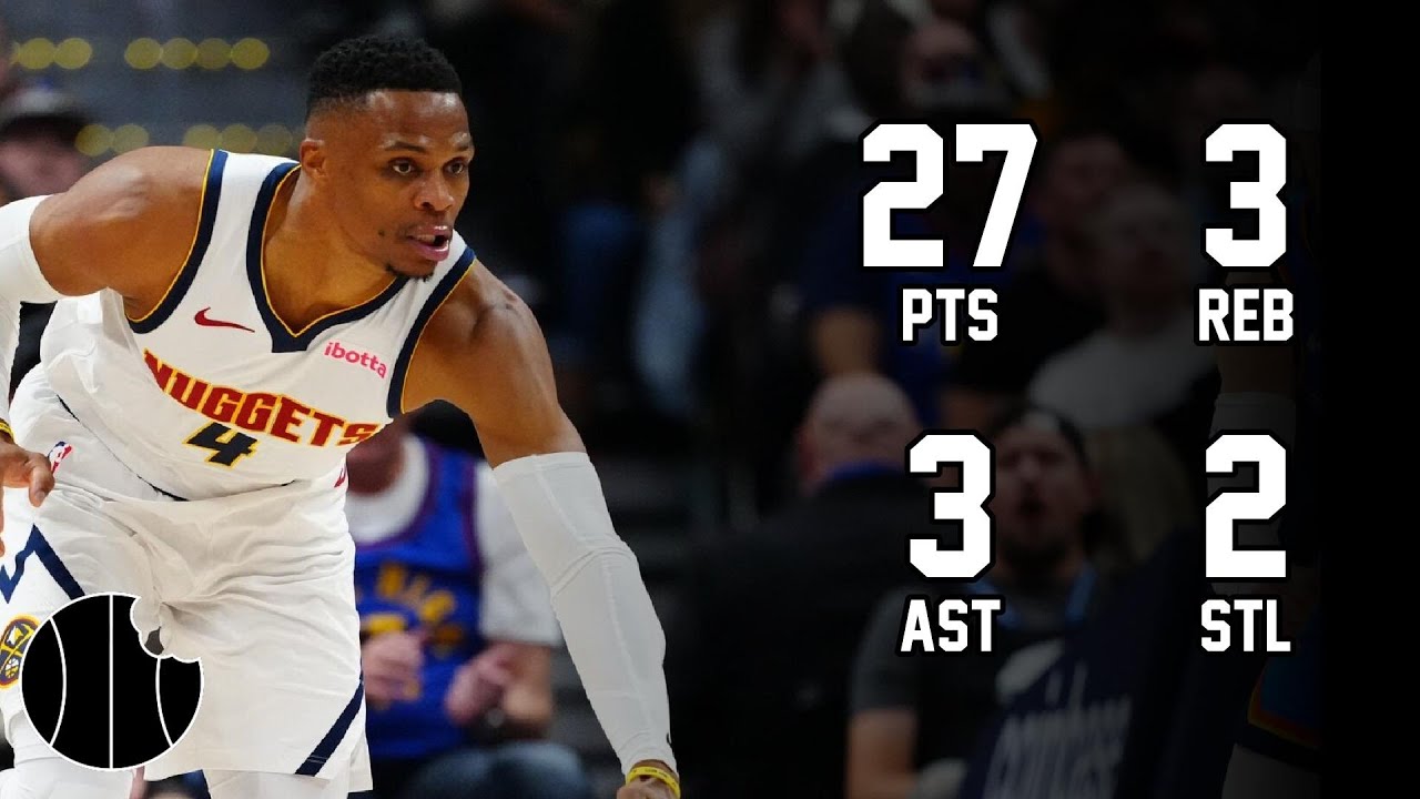 Russell Westbrook Highlights | Nuggets vs. Knicks | 25th Nov 2024 - YouTube