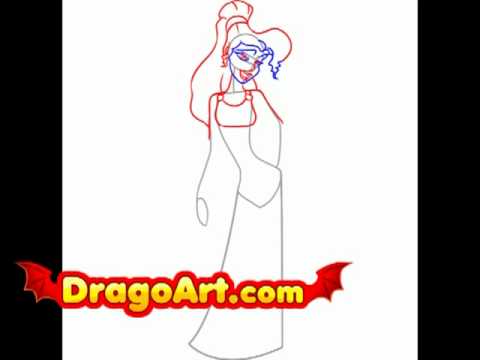 How to draw Meg, step by step - YouTube