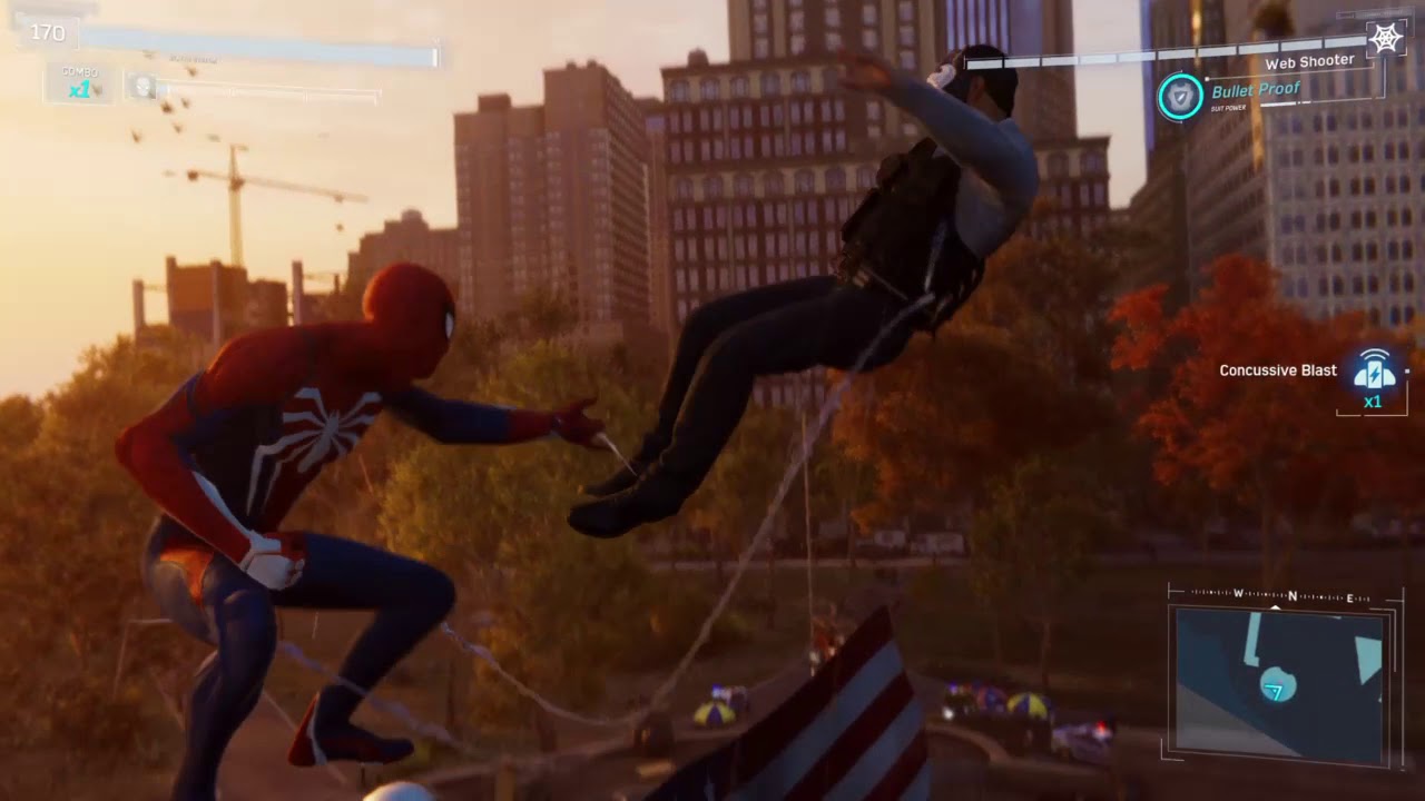 Marvel's Spider-Man on Top of American Flag - YouTube