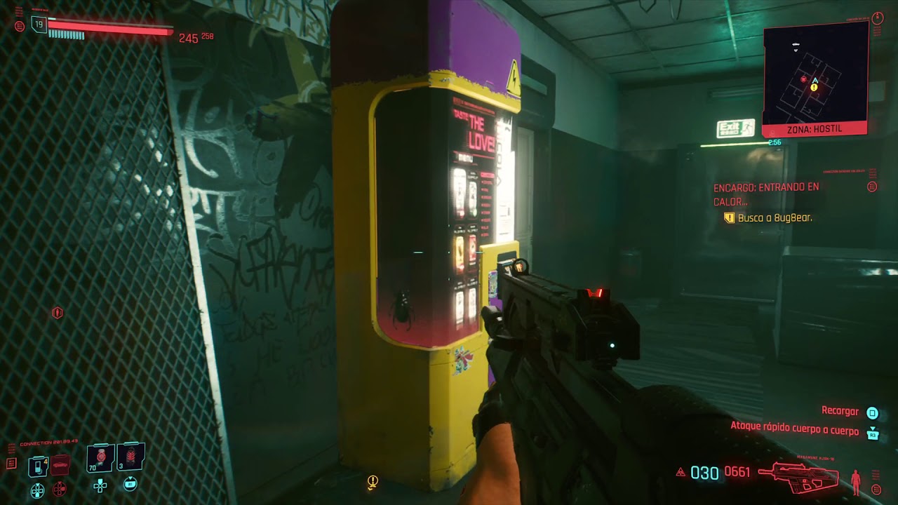 Cyberpunk 2077-Rescatando a 8ug8ear - YouTube