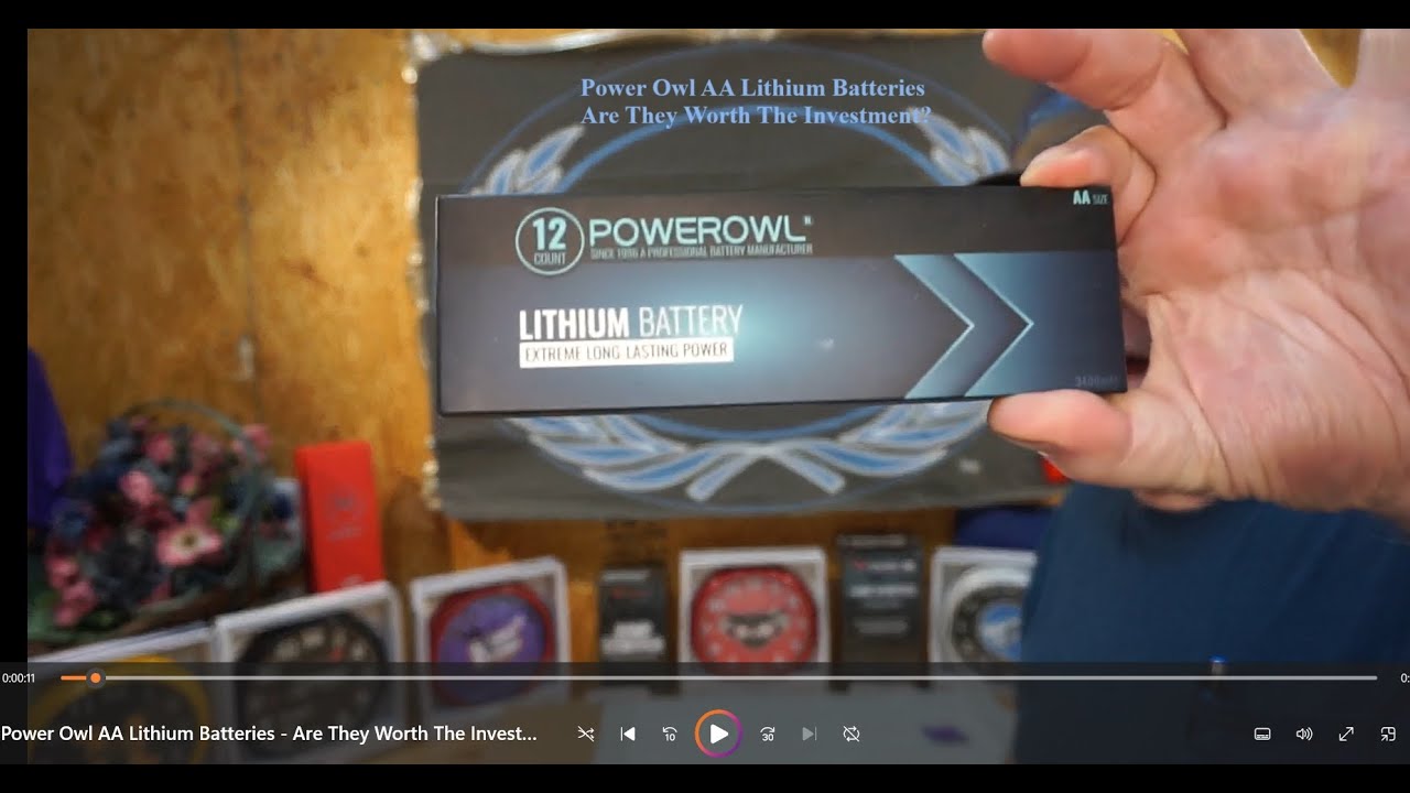 Power Owl AA Lithium Batteries Are They Worth The Investment - YouTube