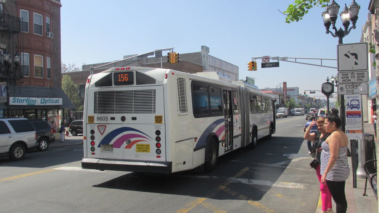 NJT Neoplan AN459 #9605 on the 156 to New York via Park Ave (Inside) in ...