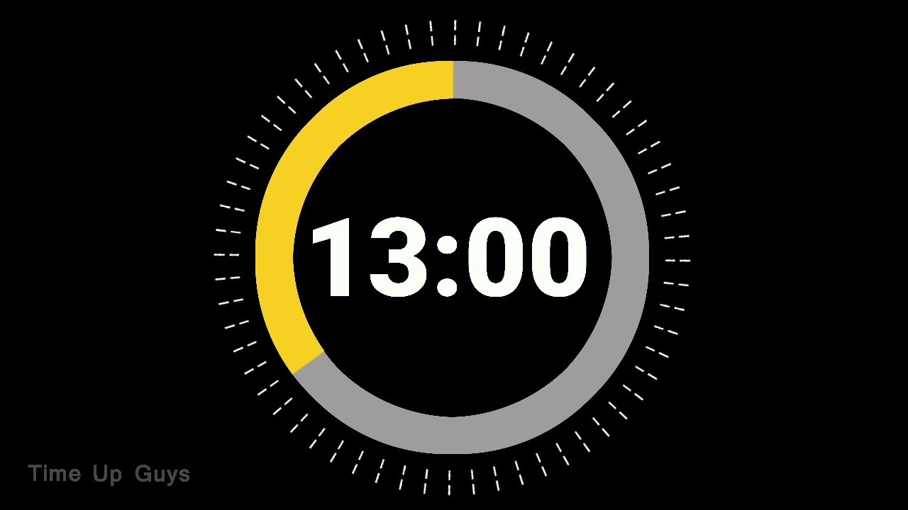 13 Minute Timer Countdown - YouTube