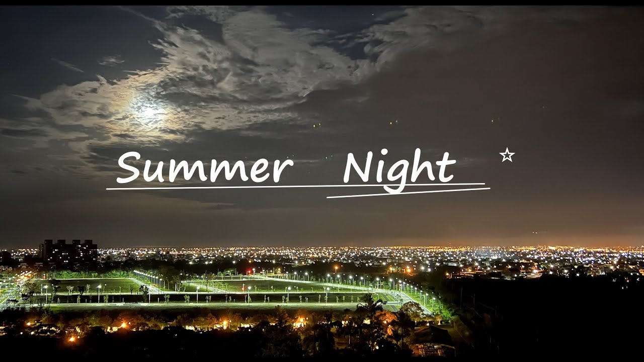 A Cool Summer Night | Relaxing Time with Solo Piano - YouTube