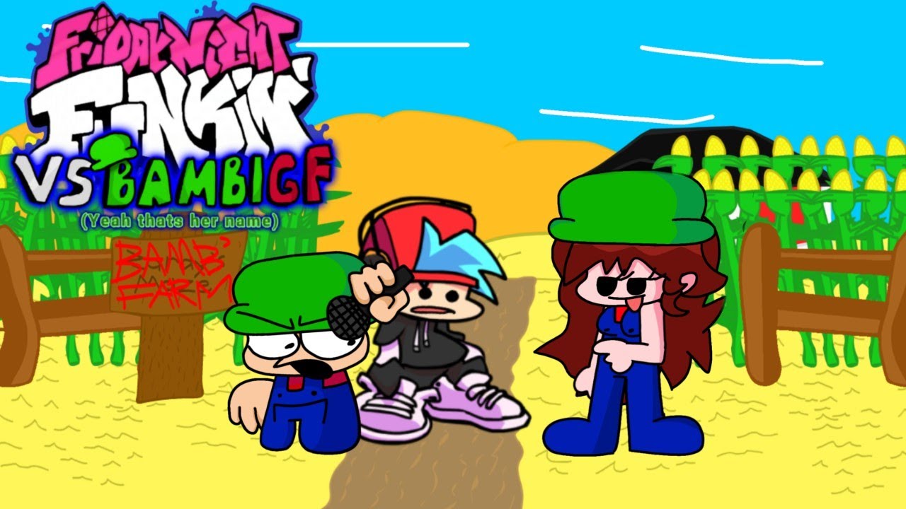 FNF Vs BambiGF (yeah that's her name) V2 - YouTube