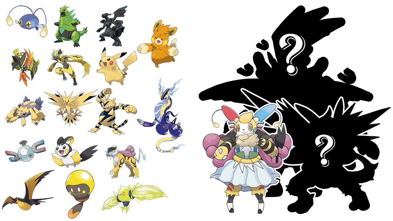 All Electric Pokemon Fusion (Gen 1 - Gen 9) - YouTube