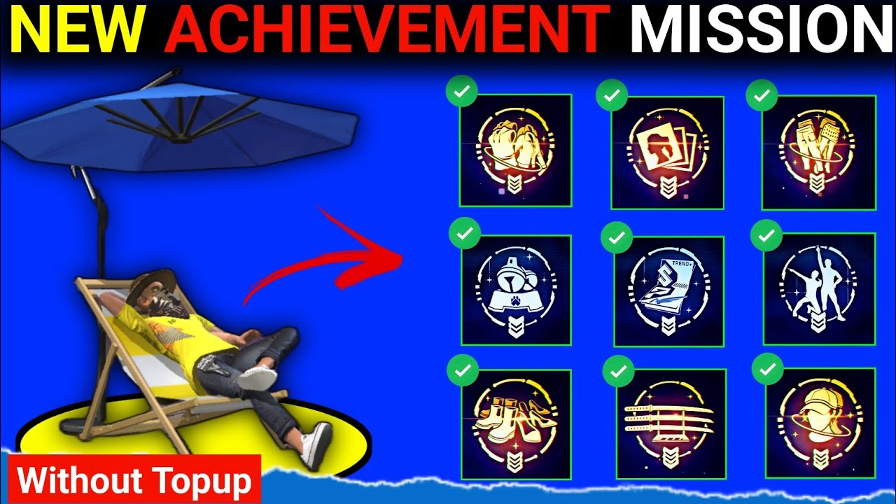 How To Complete All Achievement Mission | Free Emote Kaise Milega | All ...