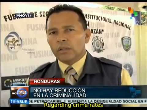 Crime rates continue rising in Honduras - YouTube