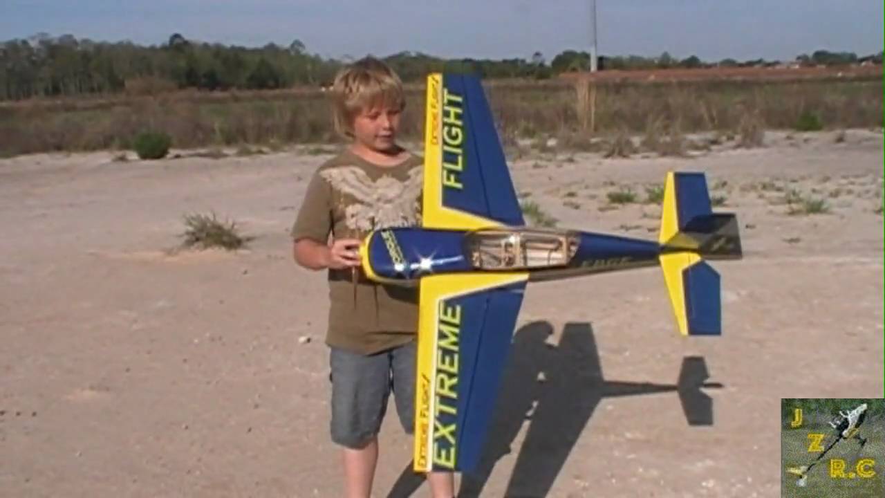 Extreme Flight Edge 540 Review and Flight by JERRY JR 4-11-2010 - YouTube