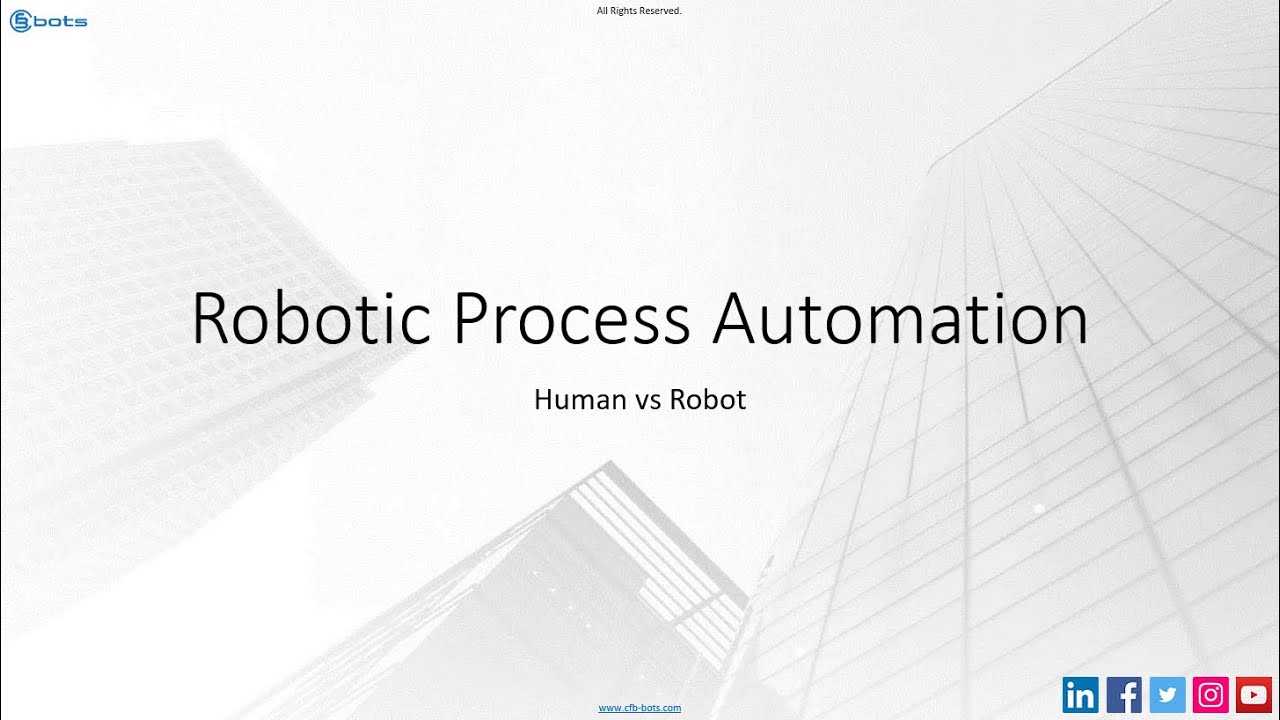 Robotic Process Automation - Human vs Robot - YouTube