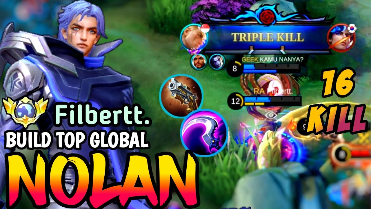 NOLAN BEST BUILD 2023 | TOP GLOBAL NOLAN Filbertt. - MOBILE LEGENDS ...