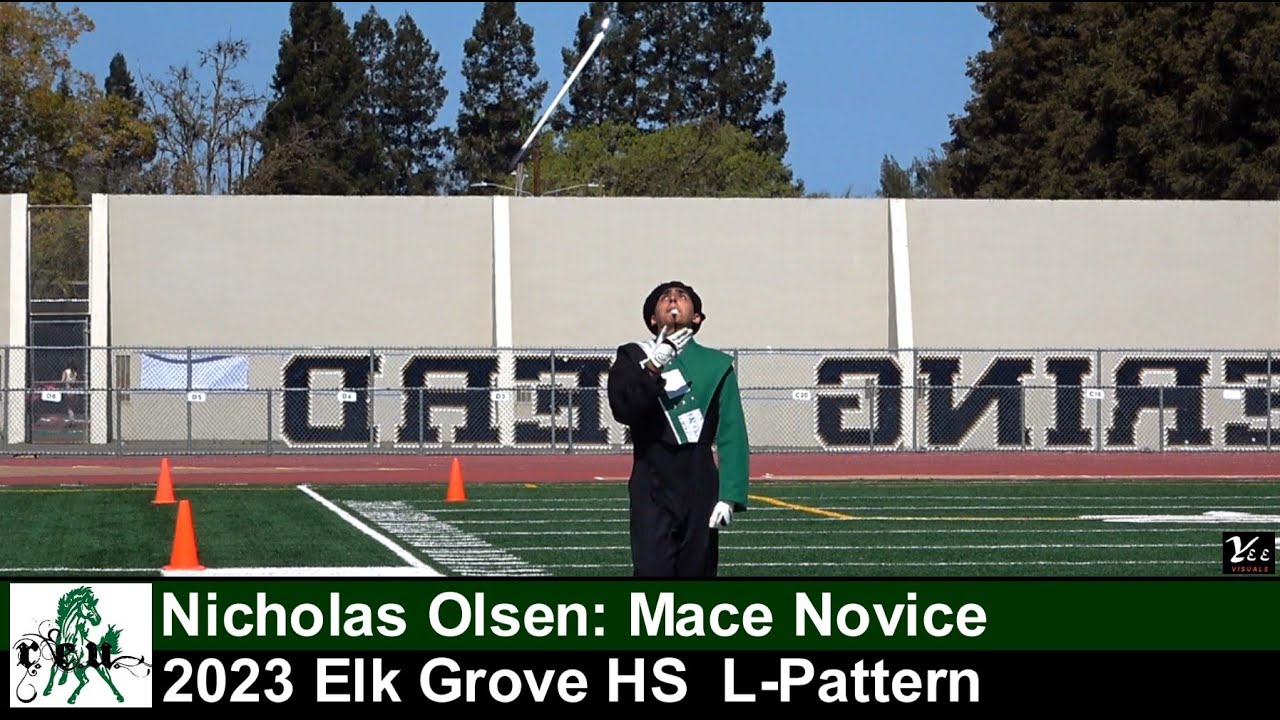 Nicholas Olsen, Rodriguez HS, Mace Novice L Pattern at 2023 Elk Grove ...